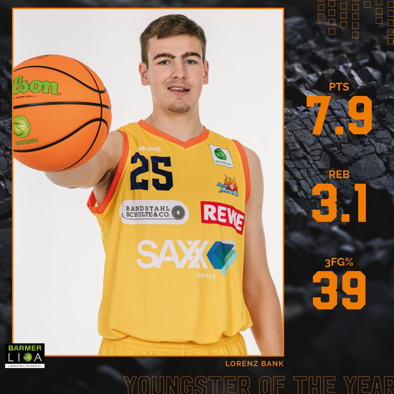 ProA-Youngster of the Year: Lorenz Bank – Basketball Hagen